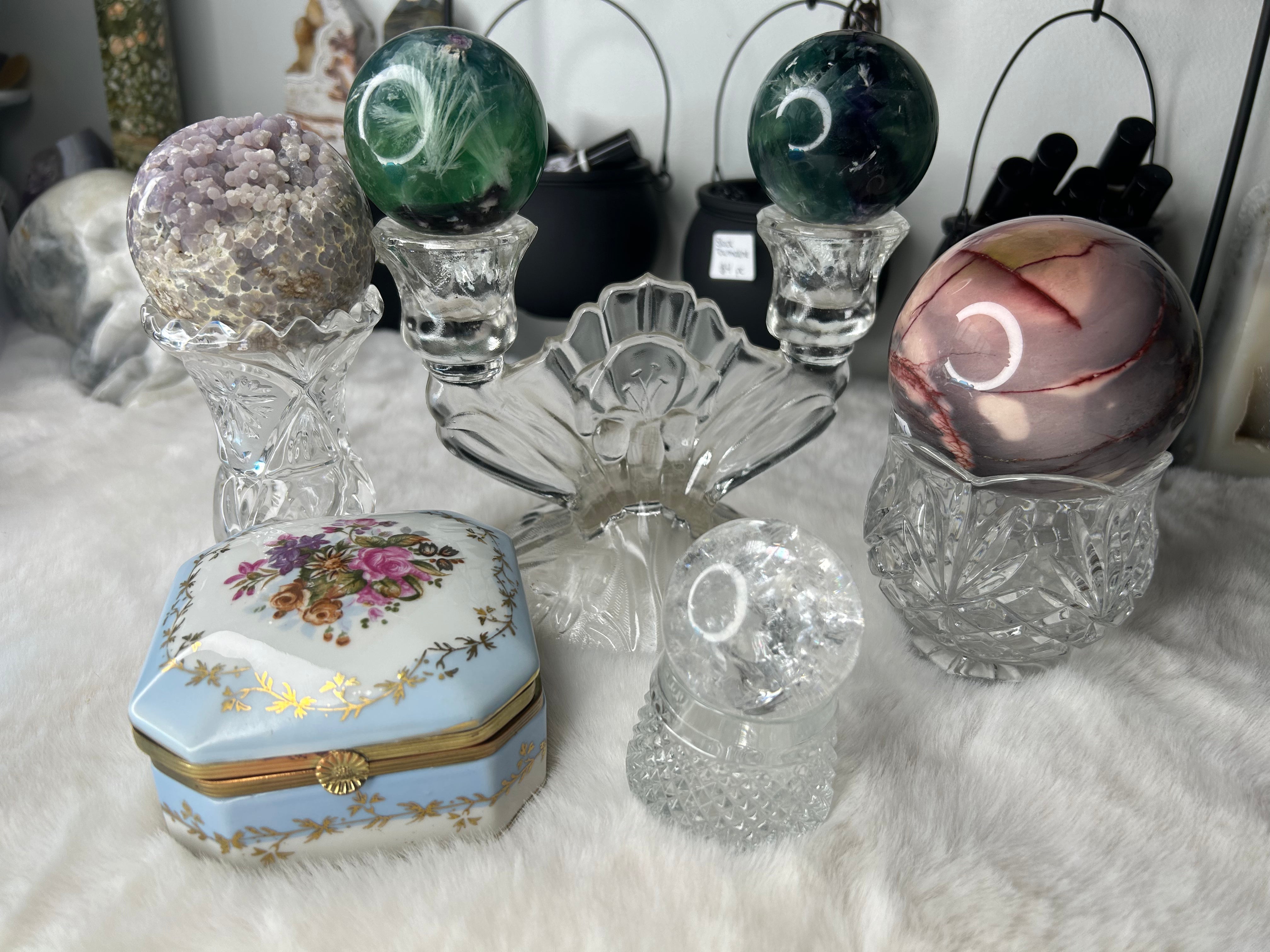 Vintage Sphere Stands & Collectibles – My Moonlight Minerals